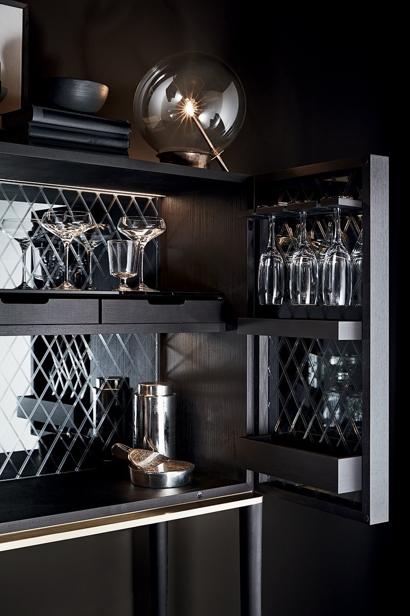 Gallotti&Radice Tama Bar Cabinet